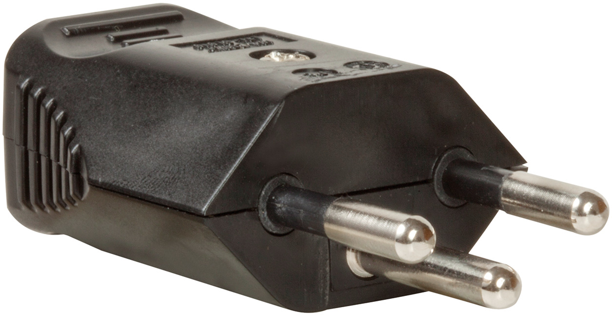 Schutzkontakt-Stecker T12 230V/10A, schwarz | brennenstuhl®